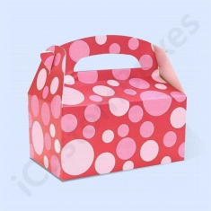 Custom Printed Pink Gable Boxes Wholesale